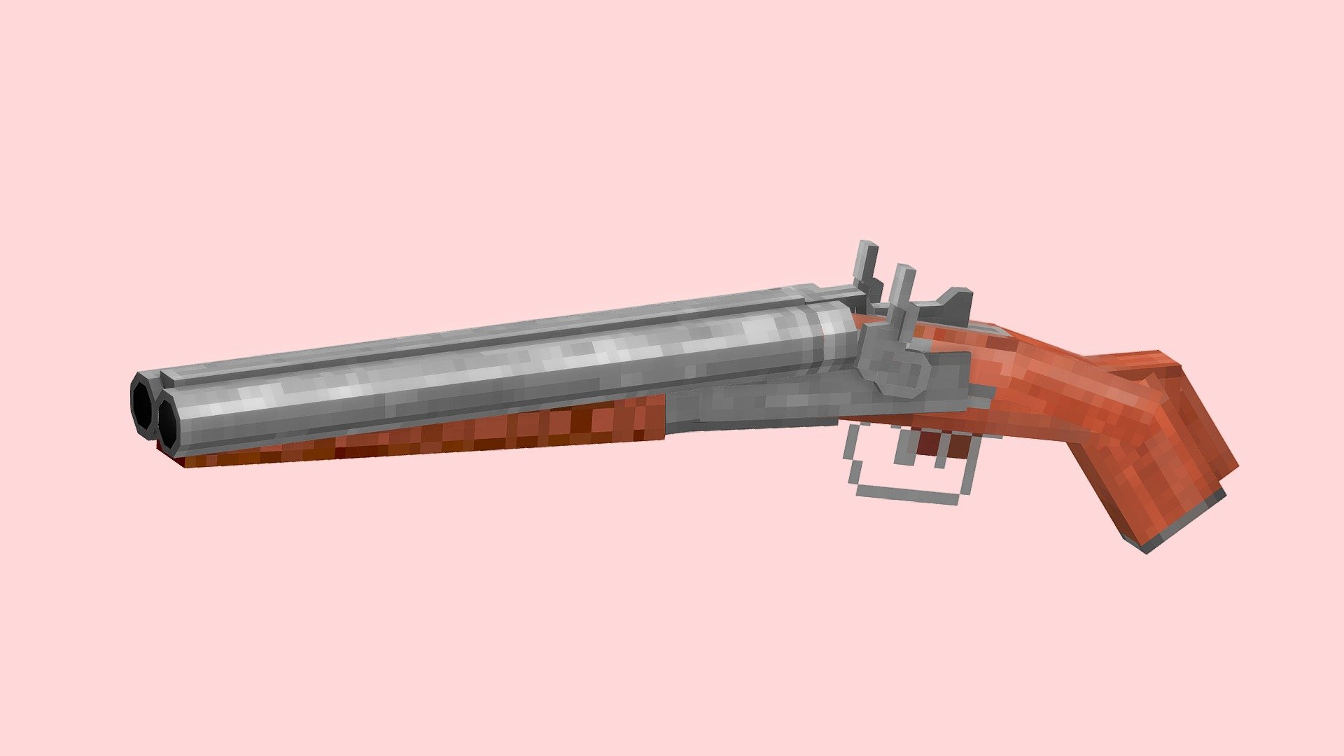 Sawed-off Double barrel - 3D model by biaisbidaod (@umoumoumogtod ...