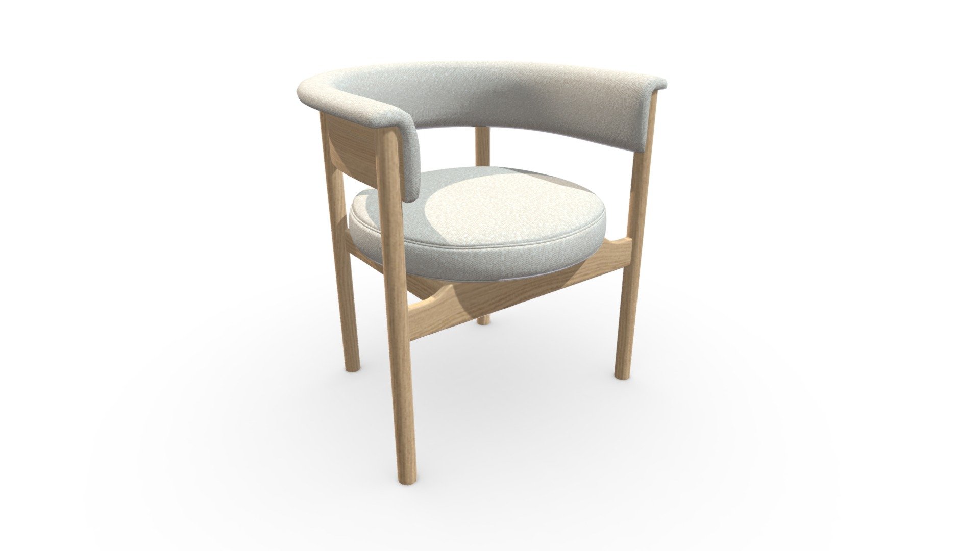 KRUGLUI STUL-2 - 3D model by Tohma (@JulliMo) [a1acd04] - Sketchfab