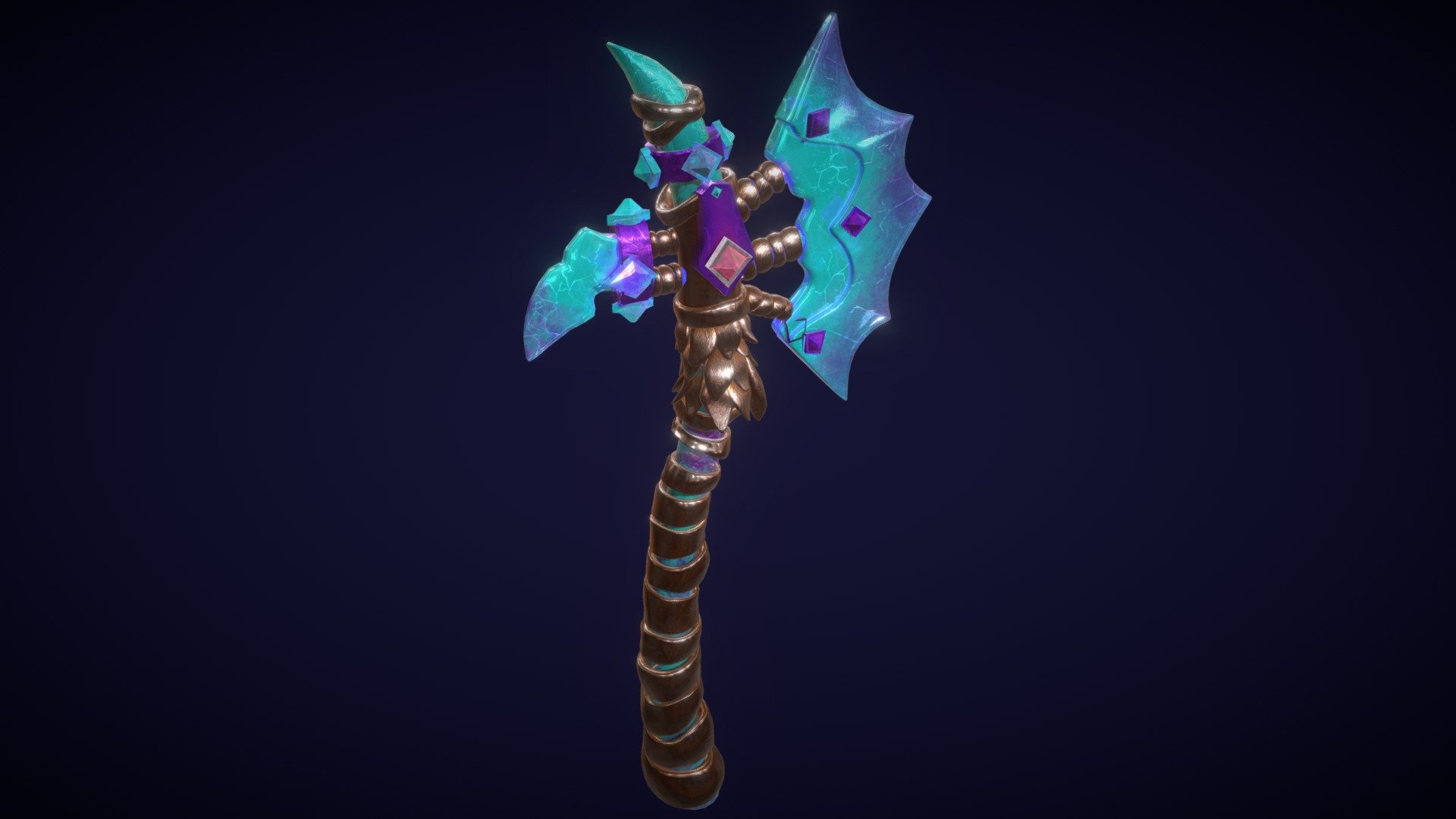 Magical Axe - 3D model by Virginia Vidonis (@virginiavidonis) [a1acd0c ...