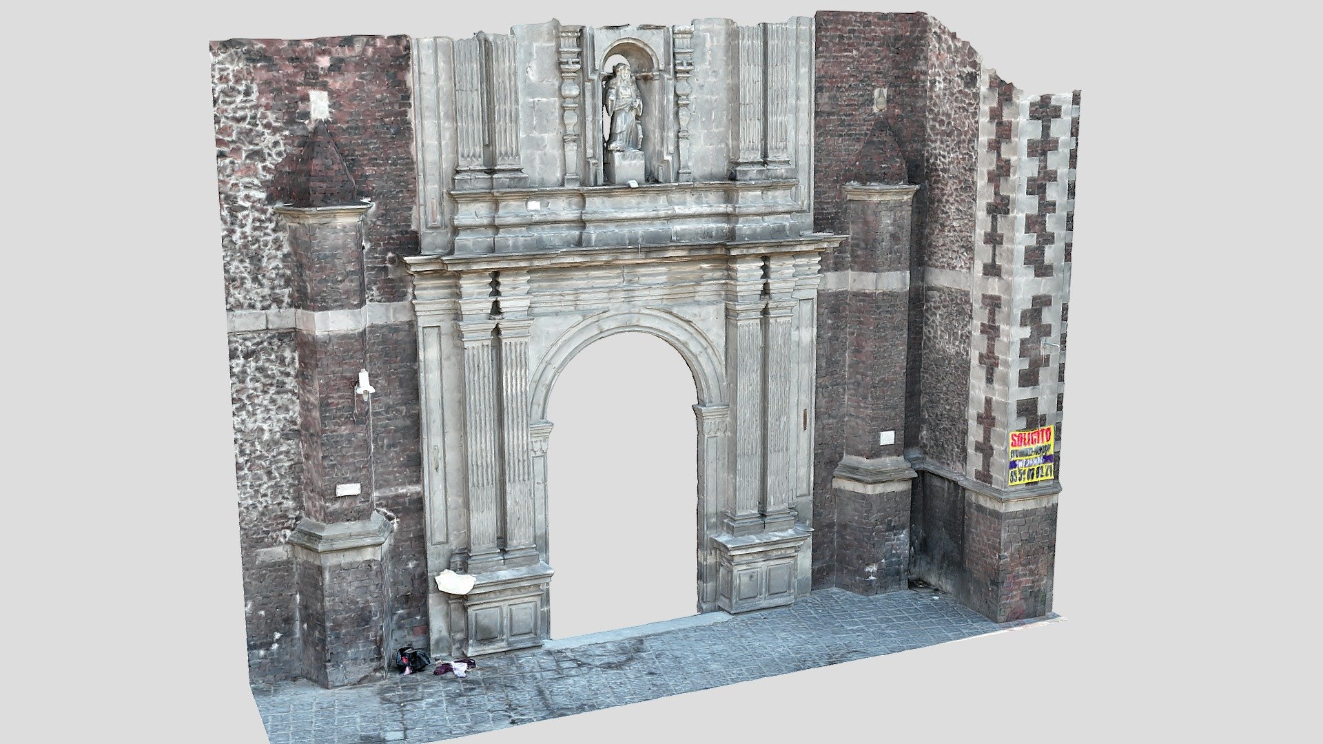 Fachada Templo de Santa Catarina - 3D model by Arq. Eduardo Lizama ...