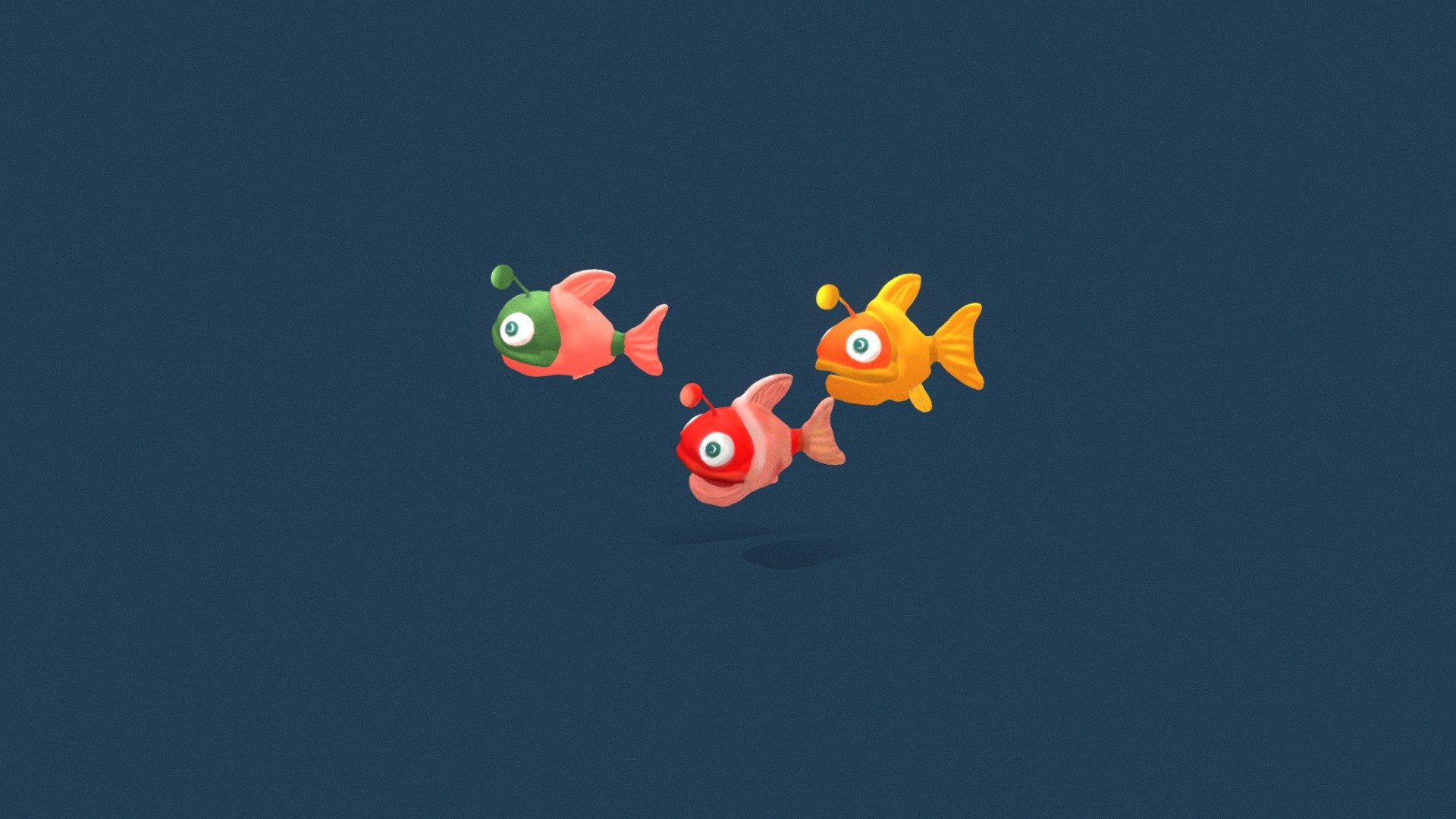 Cartoon Abyss Fish - Download Free 3D model by dartuchiwa [a1adf70 ...