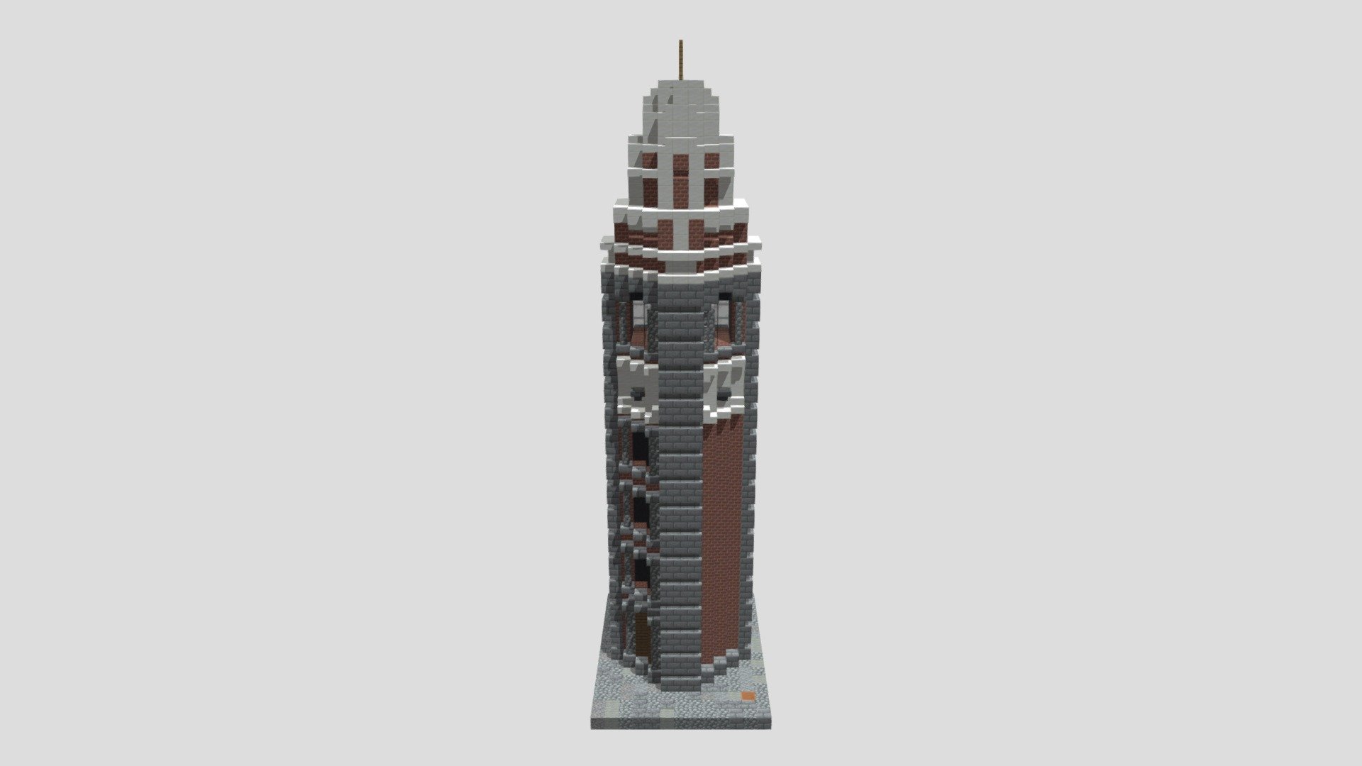 TST Clock Tower - 3D model by CubicHK [a1af25b] - Sketchfab