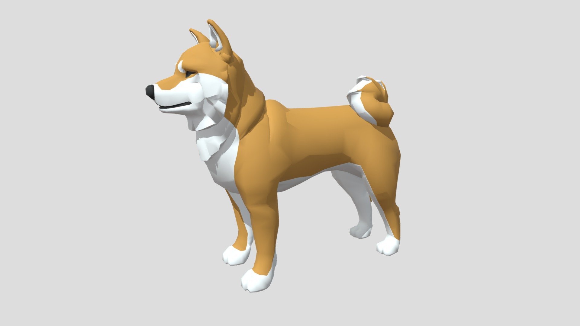 Shiba - 3D model by katariina.lofman [a1b04fb] - Sketchfab