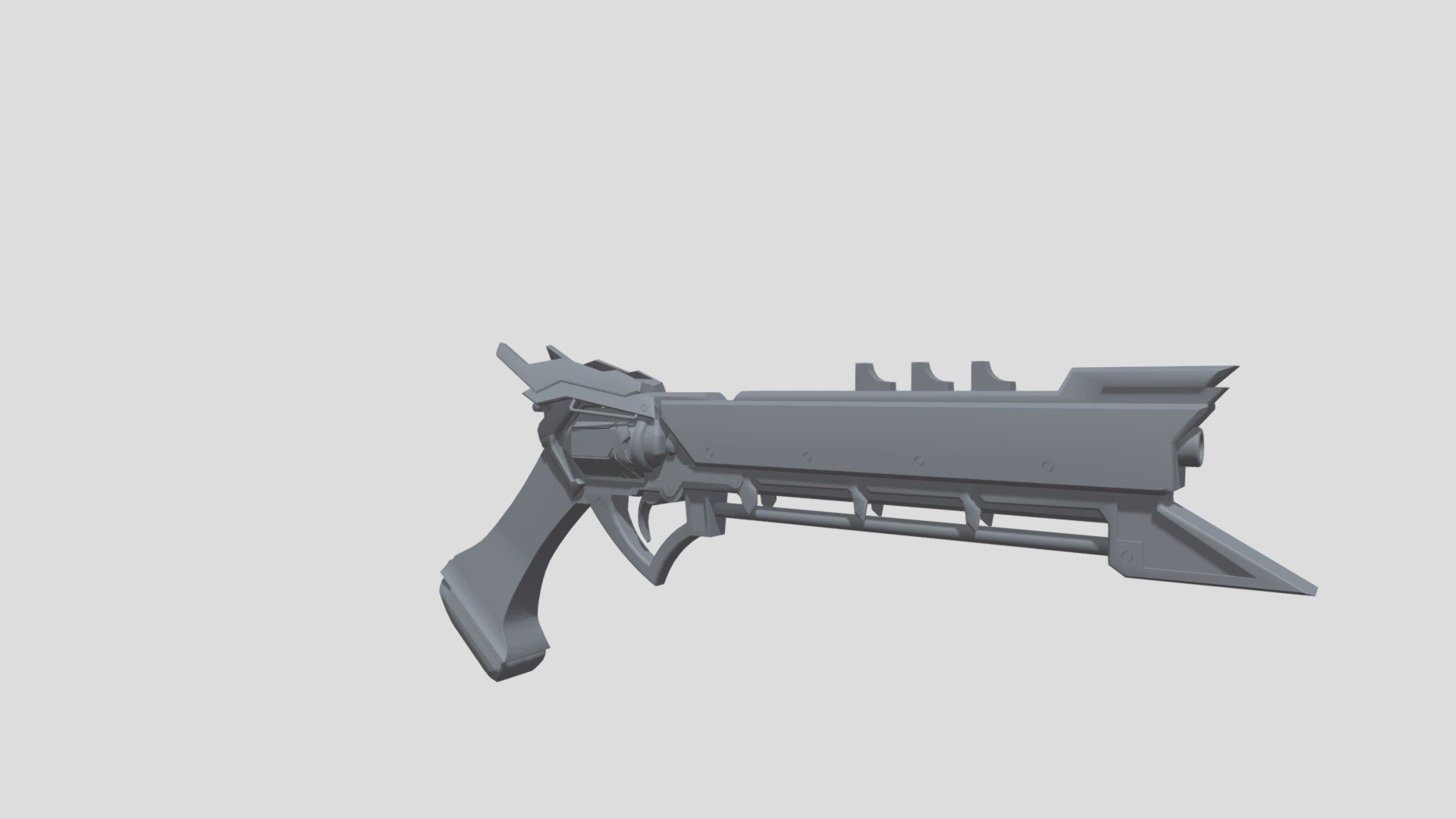 Samira Revolver - 3D model by SaiTeko [a1b08f9] - Sketchfab