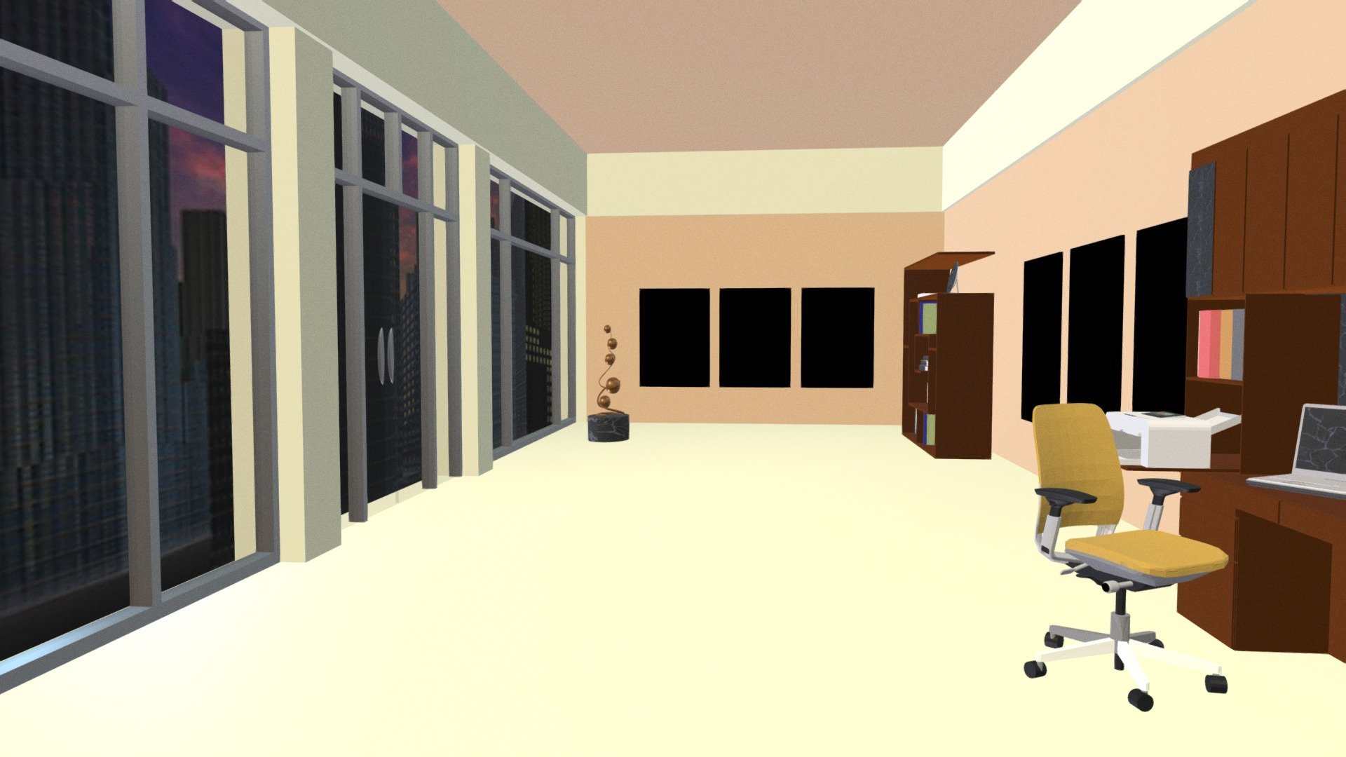 Virtual_Office - 3D model by lioness7 [a1b0a7c] - Sketchfab