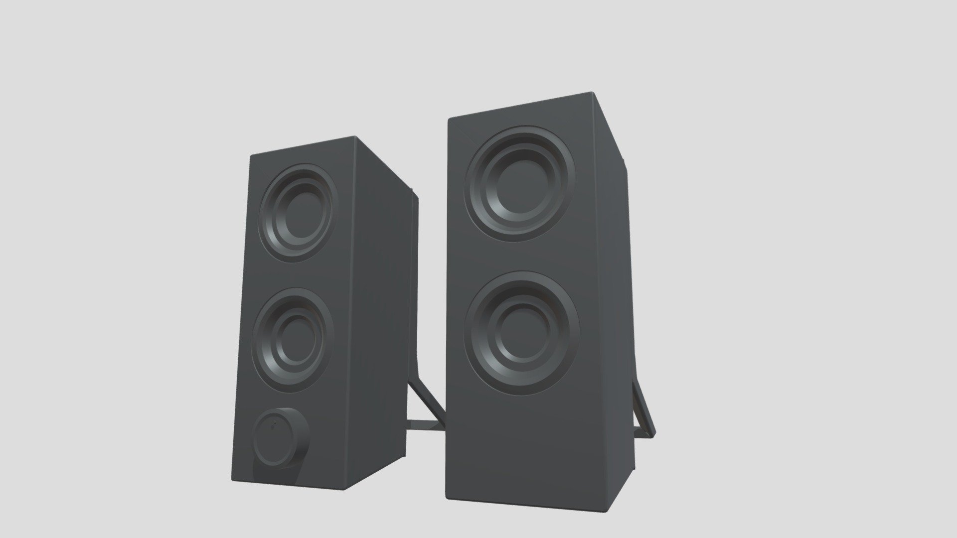 Speakers - Download Free 3D model by 3DMaker (@Beefman) [a1b104d ...