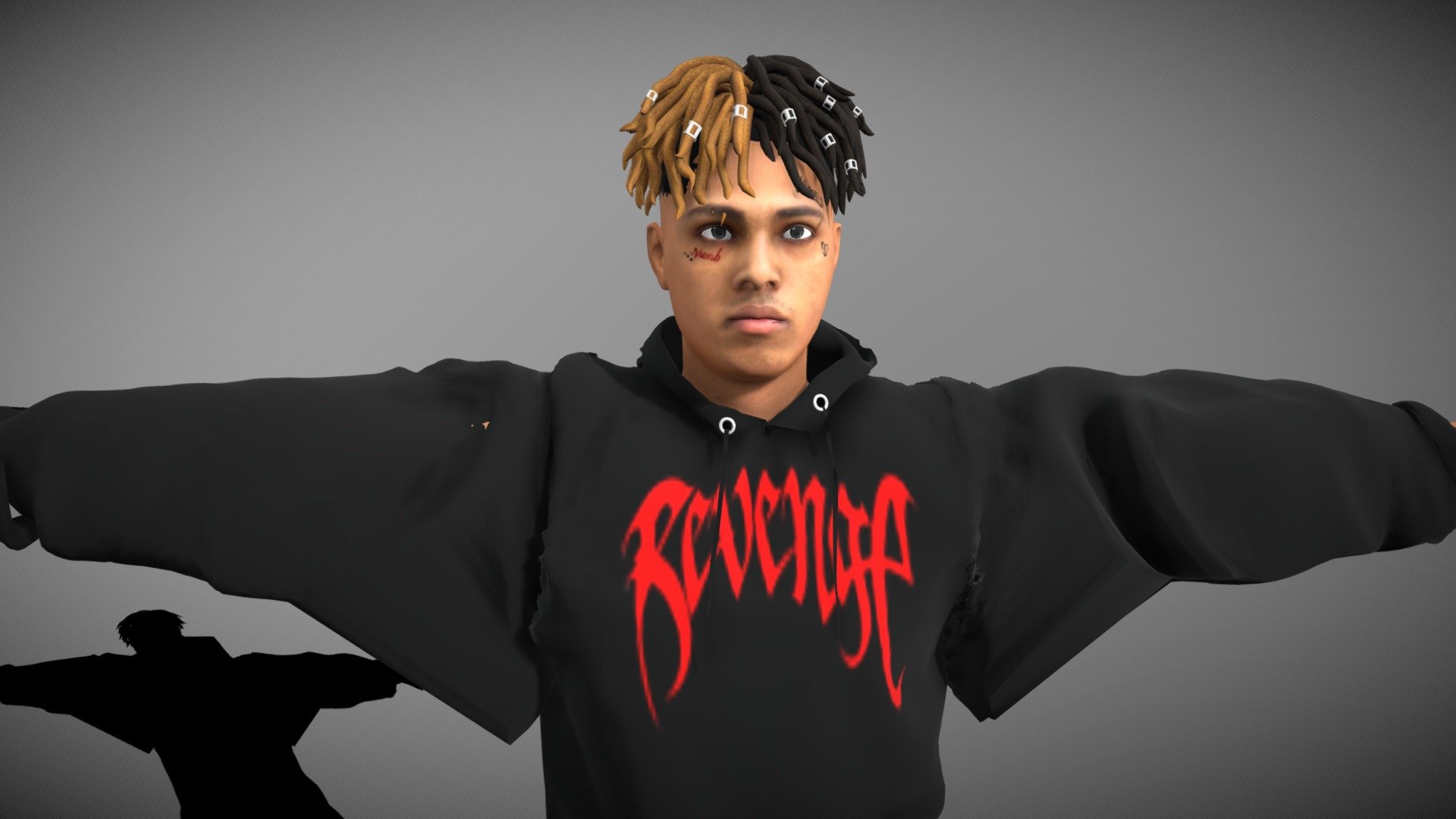 Xxxtentacion Rigged 3D Realistic - 3D model by Leo Diaz ...