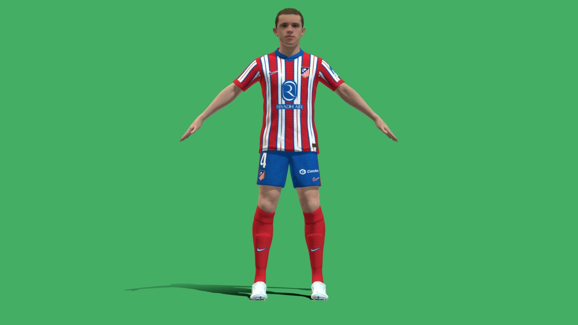 3D Rigged Conor Gallagher Atletico Madrid 2025 - 3D model by ...