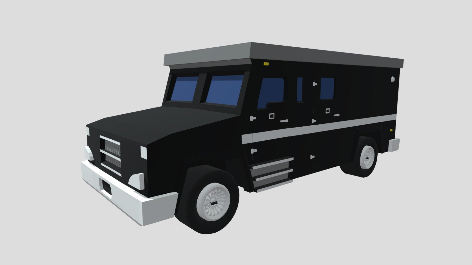 Armored Van Security Vehicle - Download Free 3D model by zainzafar ...