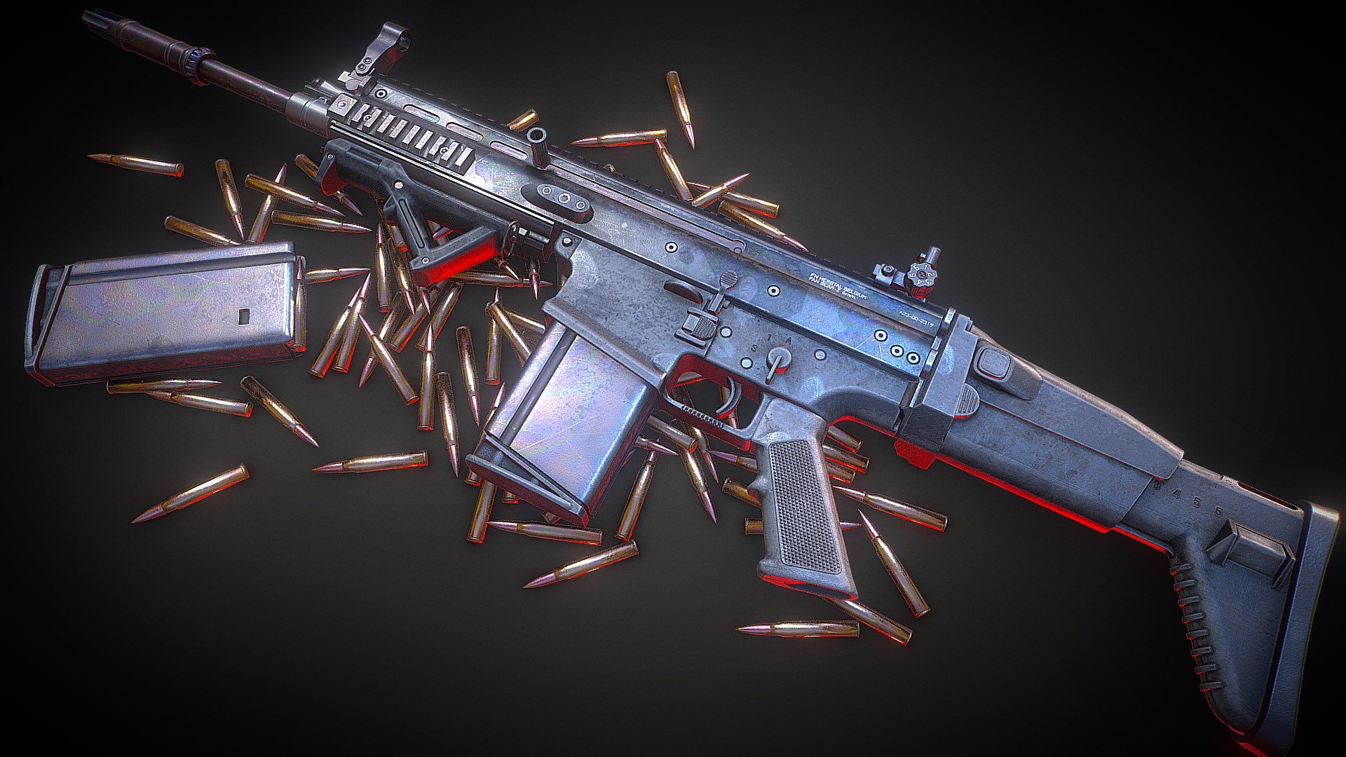 Scar - H - Buy Royalty Free 3D model by Knife Entertainment (@ivanmars ...