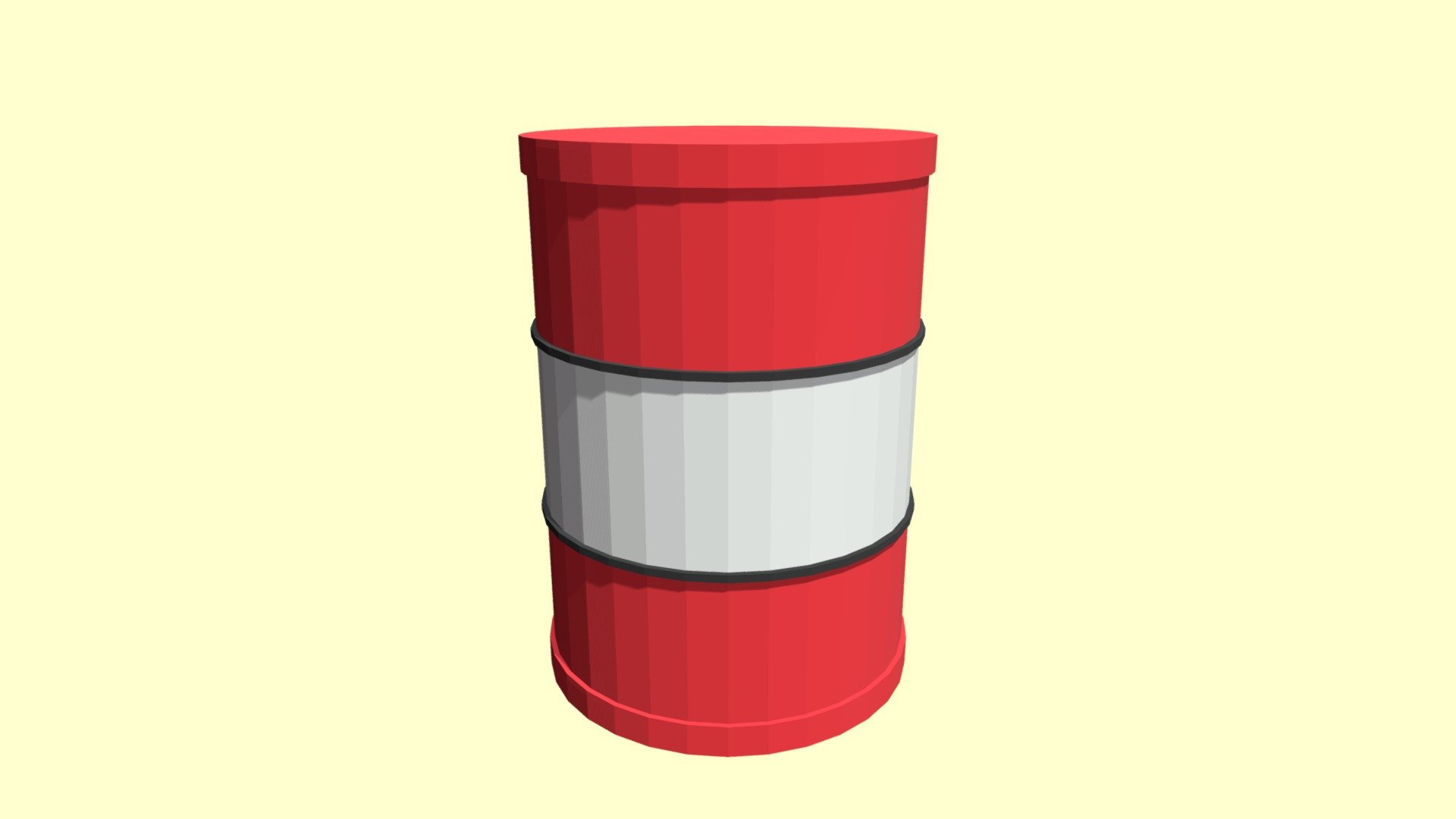 [Low Poly] Explosive Barrel - Download Free 3D model by ...