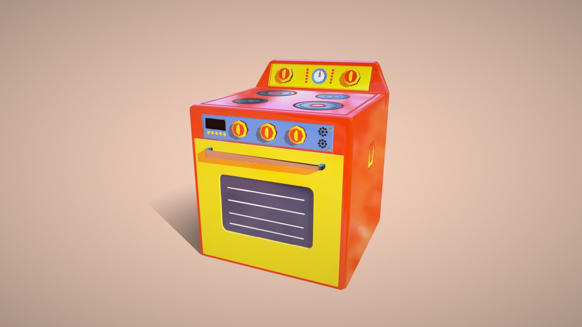 Cute Kitchen Oven - Download Free 3D model by Coco Jinjo (@CocoJinjo ...