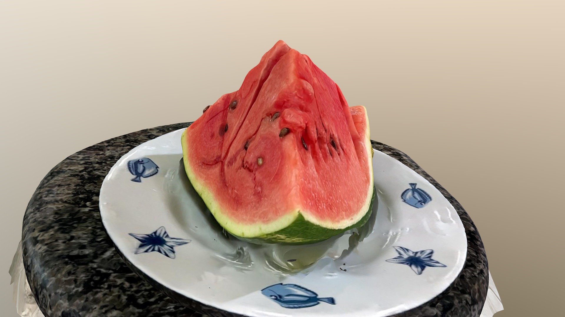 watermelon - Download Free 3D model by jrmasiero [a1b7c76] - Sketchfab