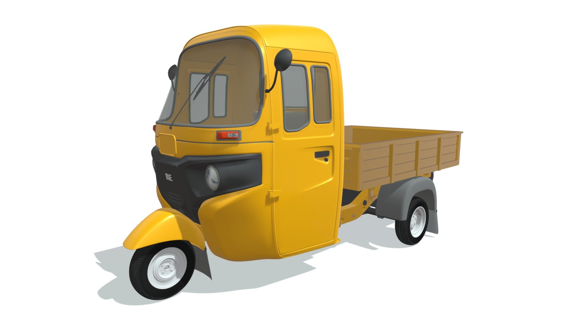 Mini Truck Pick Up Rickshaw - Buy Royalty Free 3D model by 3DHorse ...