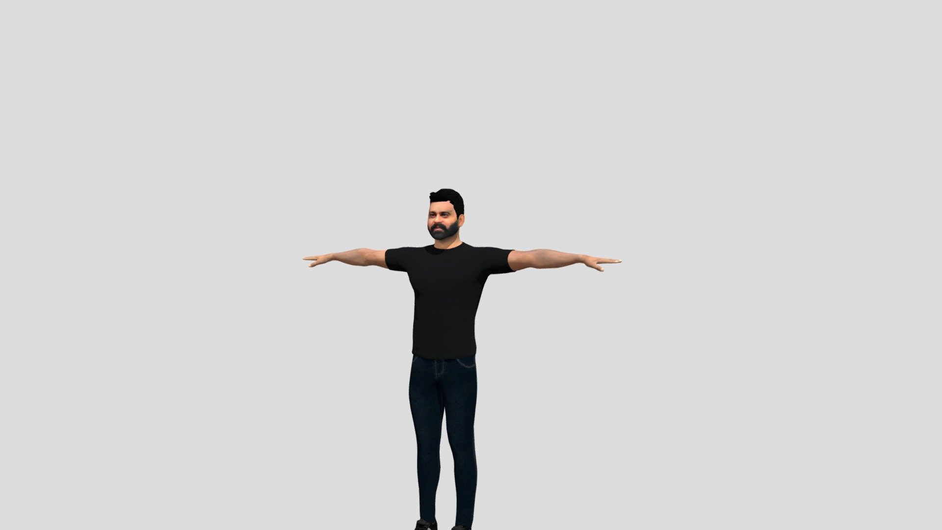 Prabhas from salaar 3d model - Download Free 3D model by Saif Arsh ...