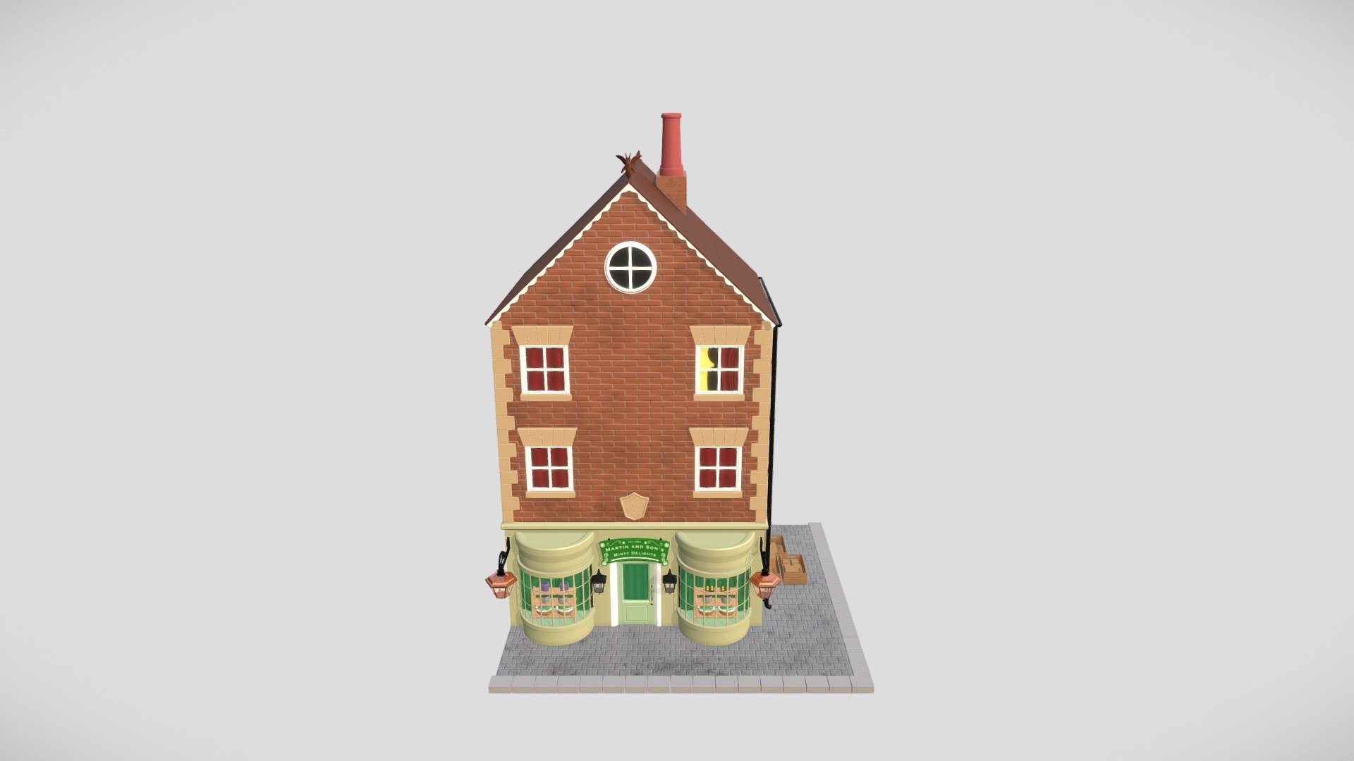 Victorian Sweet Shop - 3D model by Mr.Bridgebus [a1b9a04] - Sketchfab