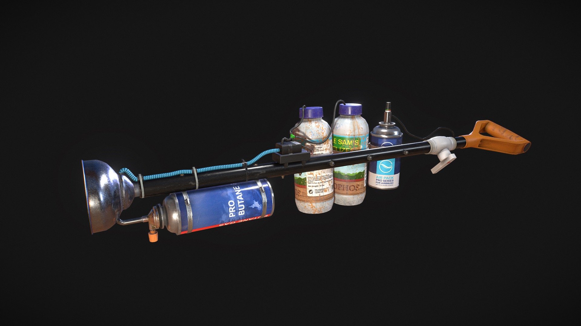 strange sprayer - 3D model by arkart [a1ba3bf] - Sketchfab