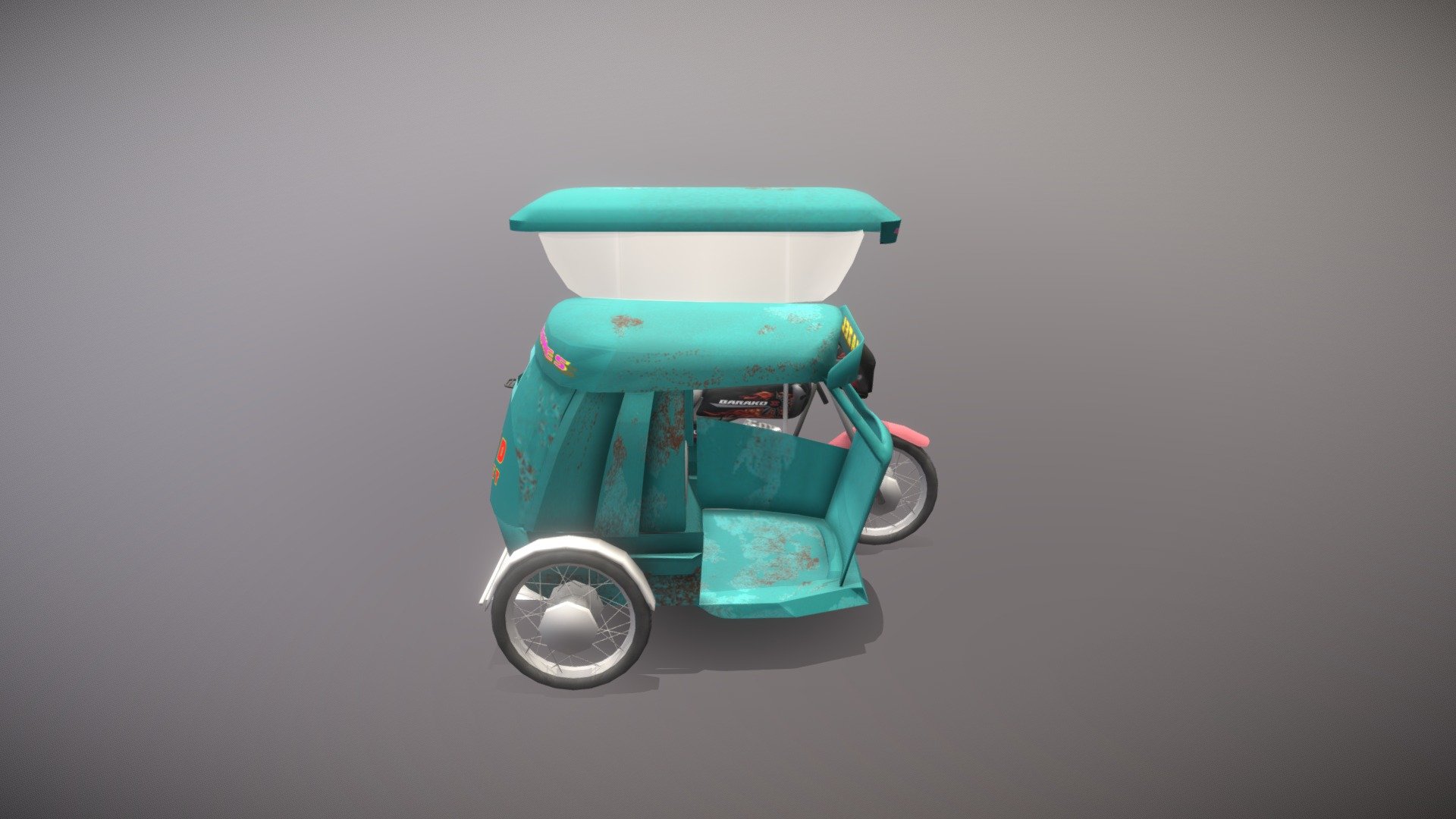Tricycle - Download Free 3D model by kurtcamarines [a1bfcae] - Sketchfab