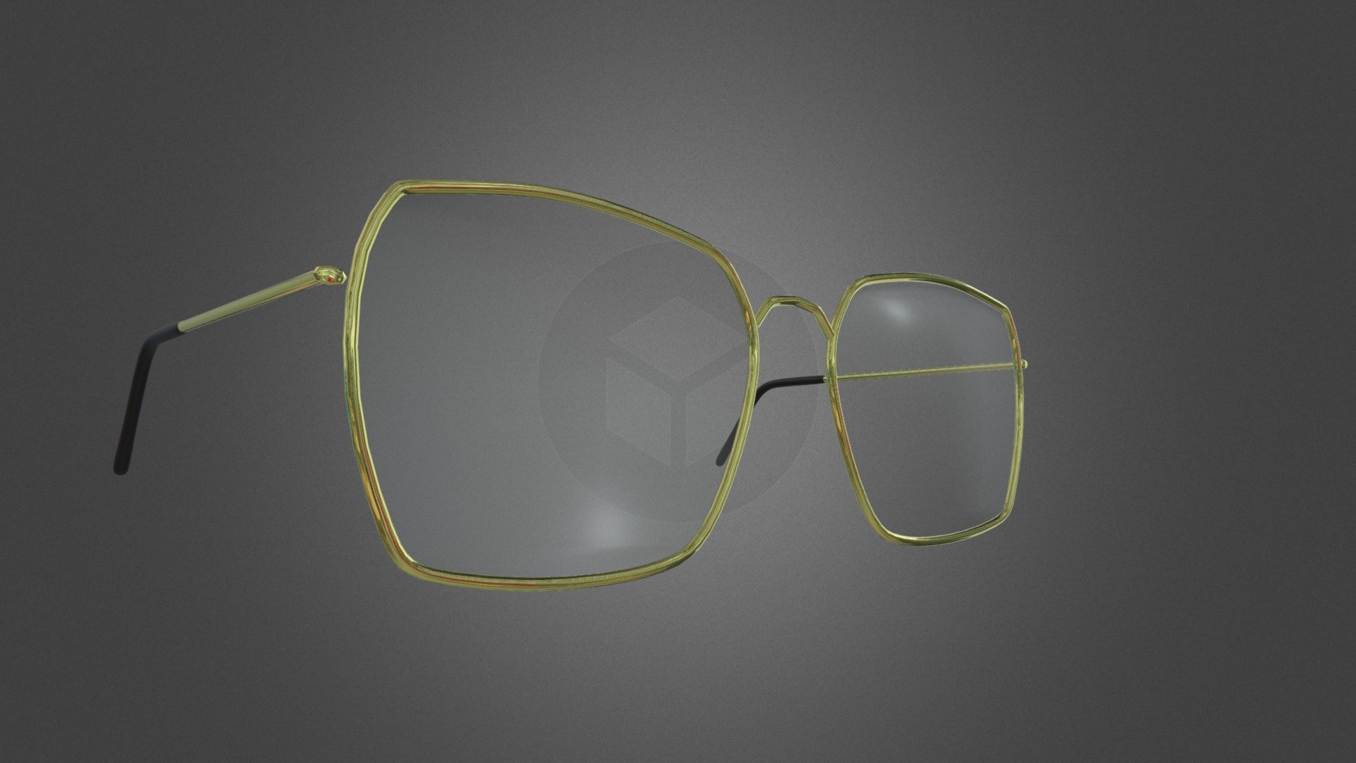 Transparent Glasses with Baked Textures - Download Free 3D model by ...
