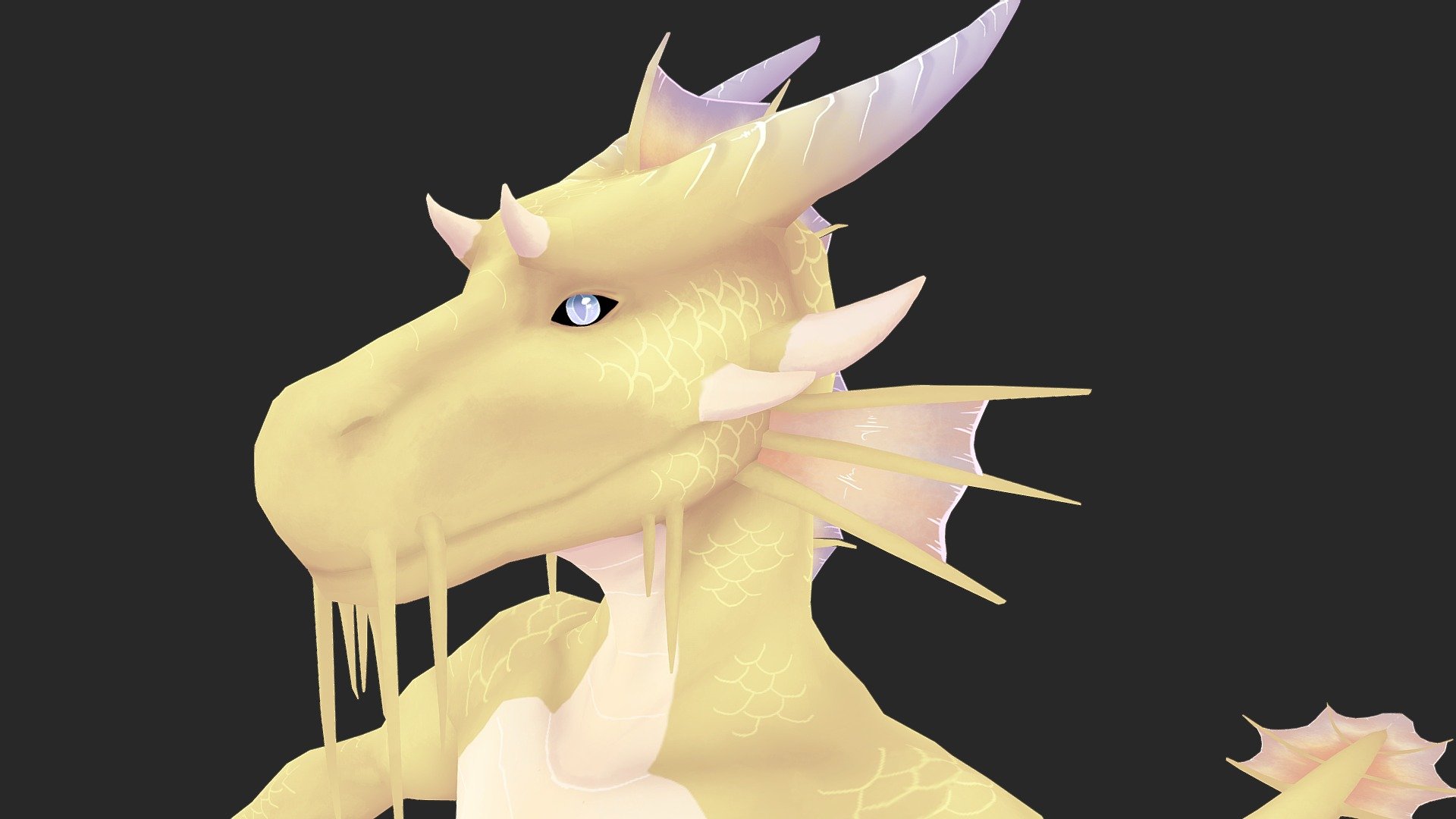 Iriebirith the Gold Dragonborn - 3D model by Valo Niskanen (@Valo ...