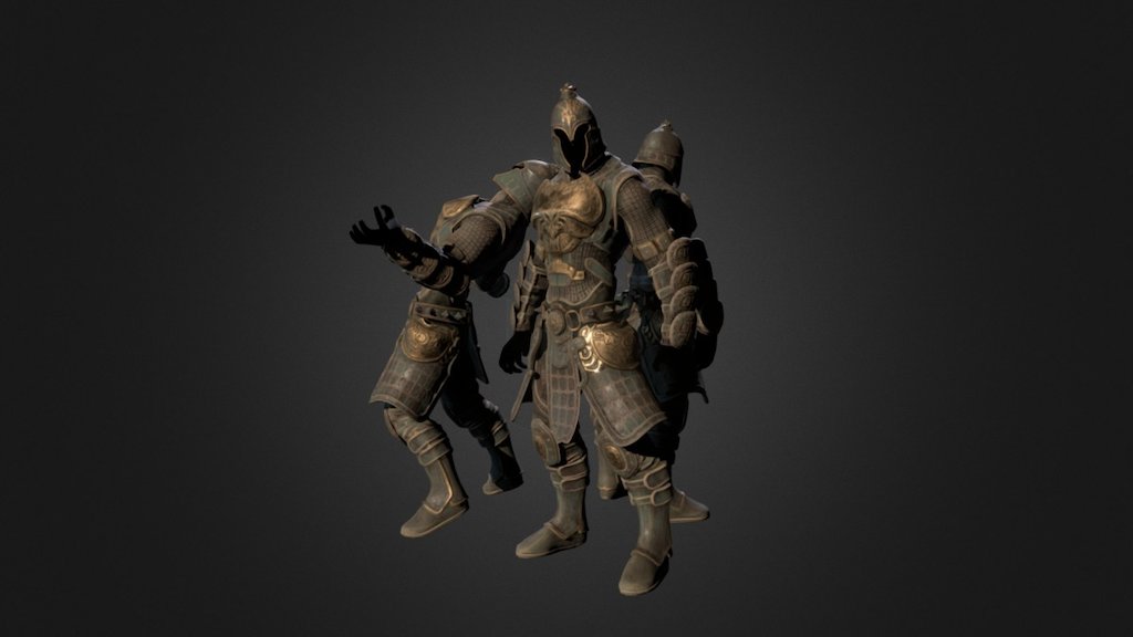 Japanese Warrior - 3D model by chopsdmw [a1c3ff6] - Sketchfab
