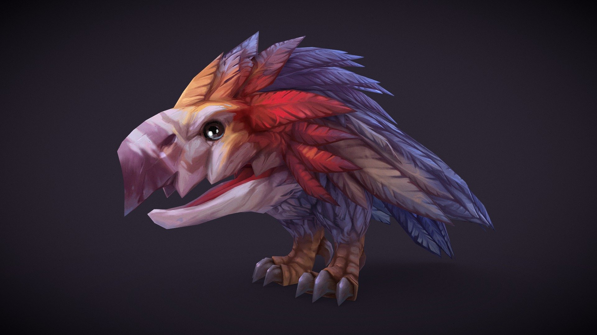 Predator Bird - 3D model by Andrey (@fruitmamba) [a1c66f8] - Sketchfab
