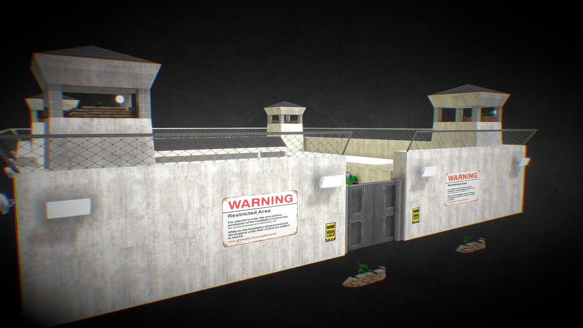Outpost - Military Building / Bunker / Barraks - Buy Royalty Free 3D ...