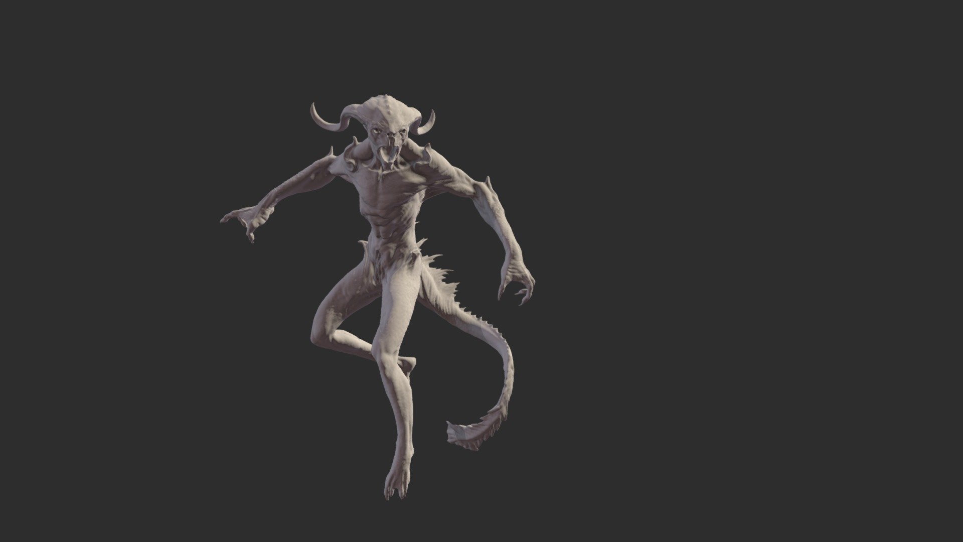 Water Demon - 3D model by diegomaricato [a1c6967] - Sketchfab