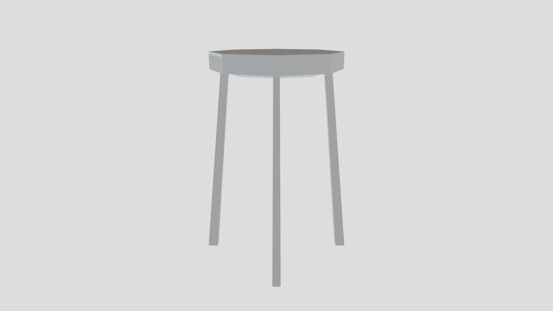 Simple Low Poly Stool - Download Free 3D model by fadediel [a1c898c ...