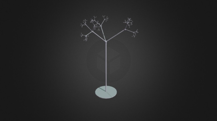 Fractal tree - 3D model by smooky98 [a1ca70b] - Sketchfab