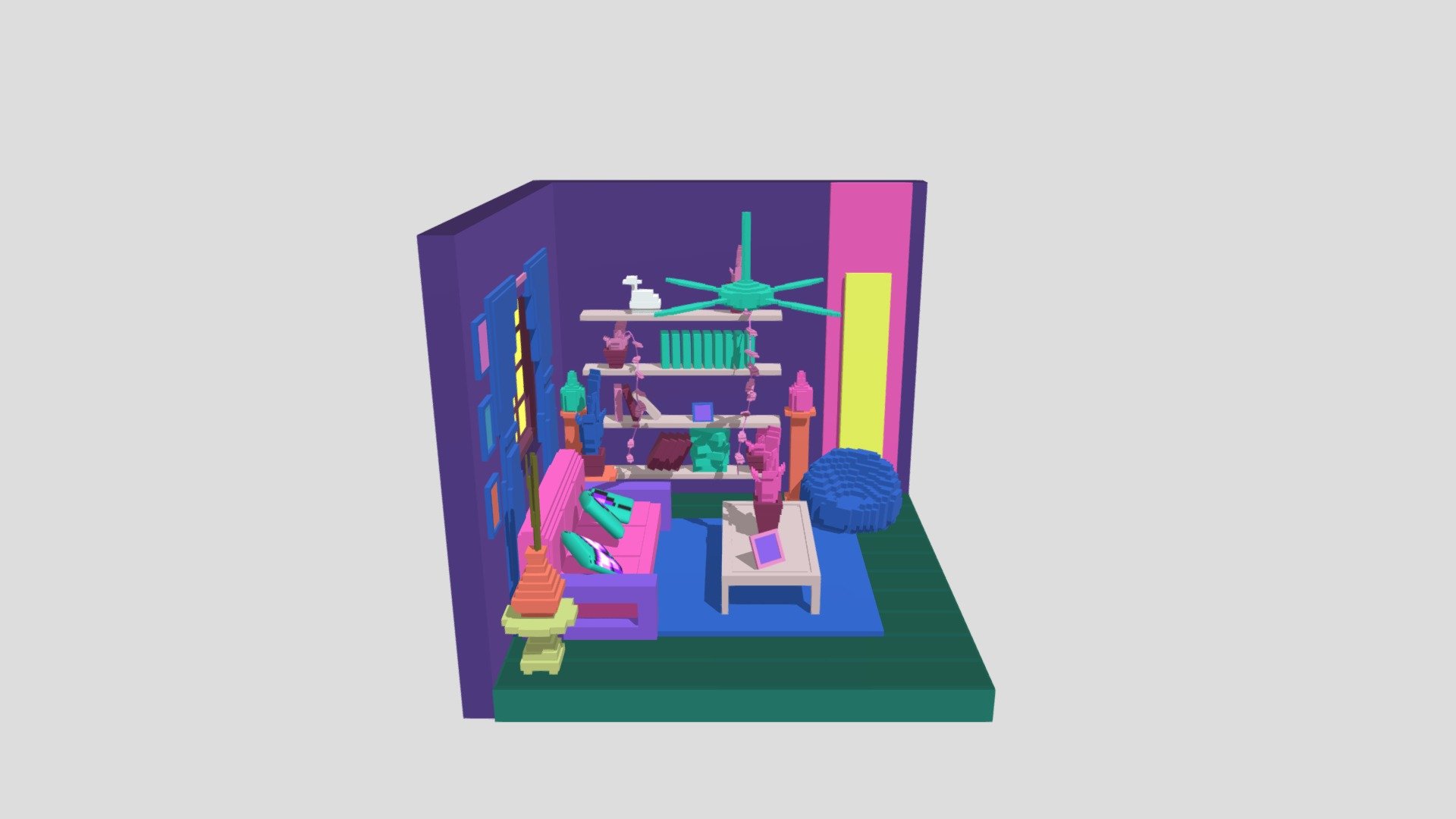 Vesania Living room - 3D model by ignacioAlm [a1cbbfa] - Sketchfab