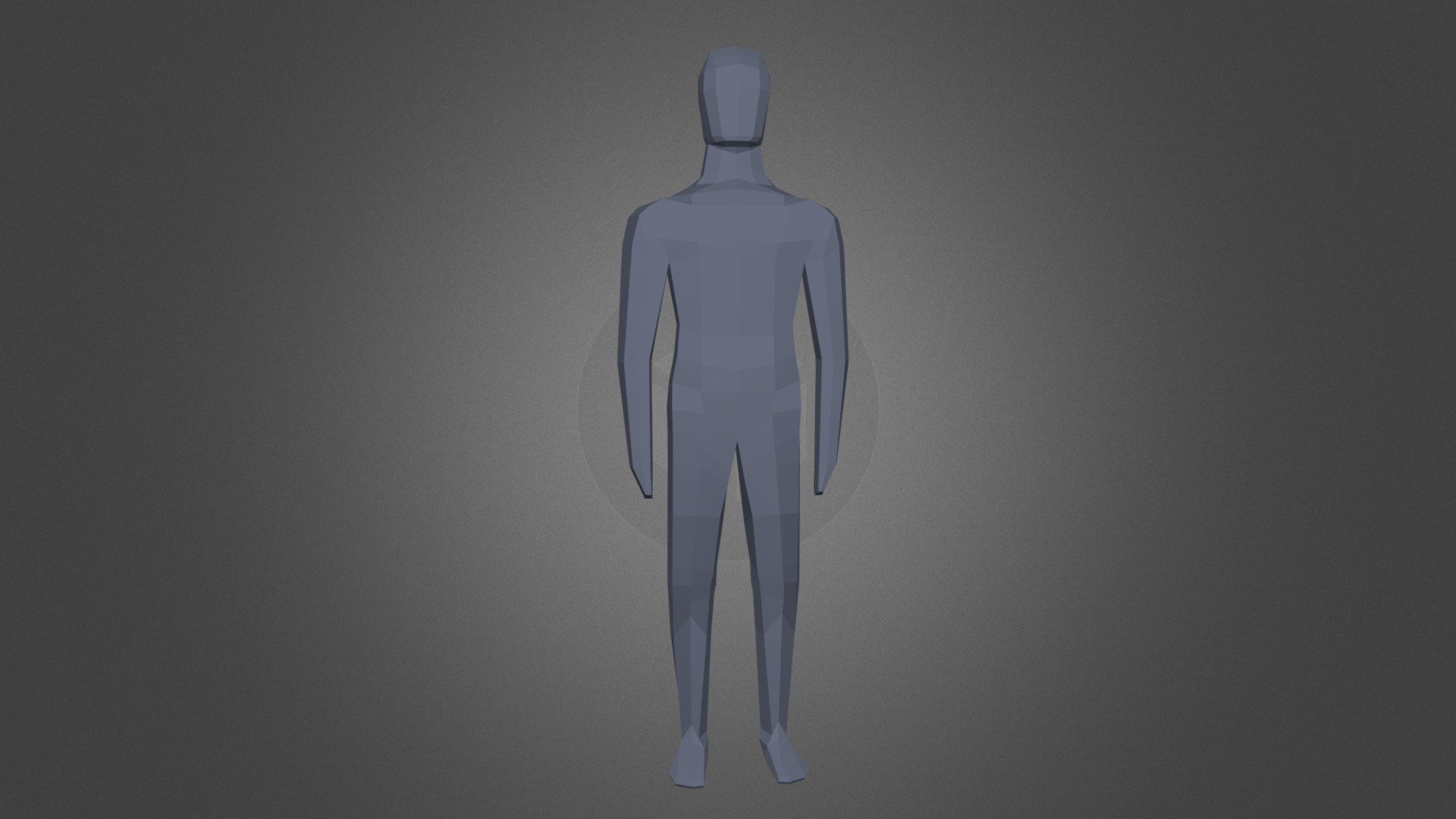 Low Poly Dummy / Human Figure - Download Free 3D model by moogh ...