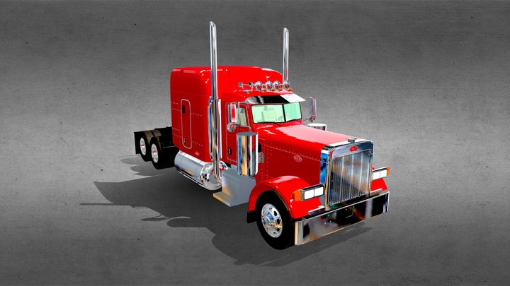 Peterbilt-379 3D models - Sketchfab