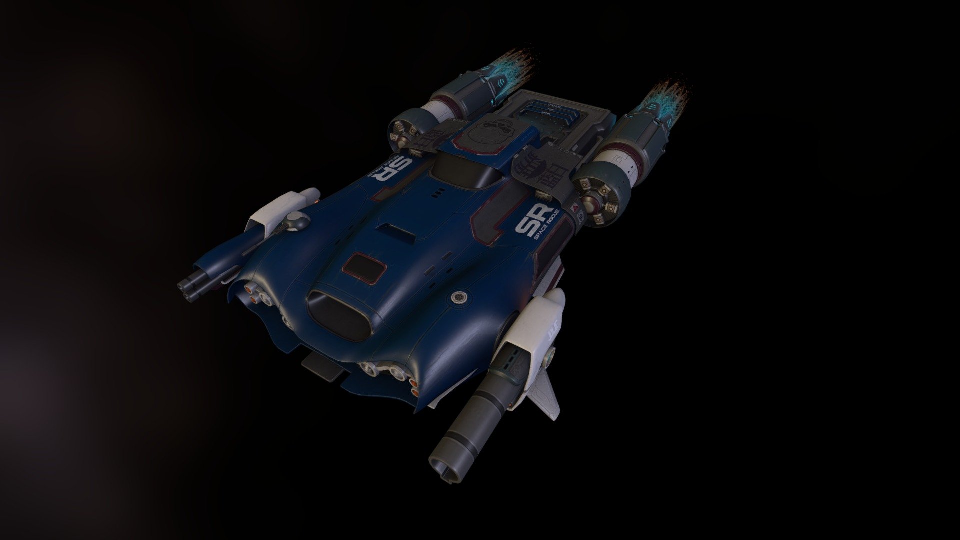 Space Rogue - 3D model by Artur Diodorov (@diodorov) [a1ce057] - Sketchfab