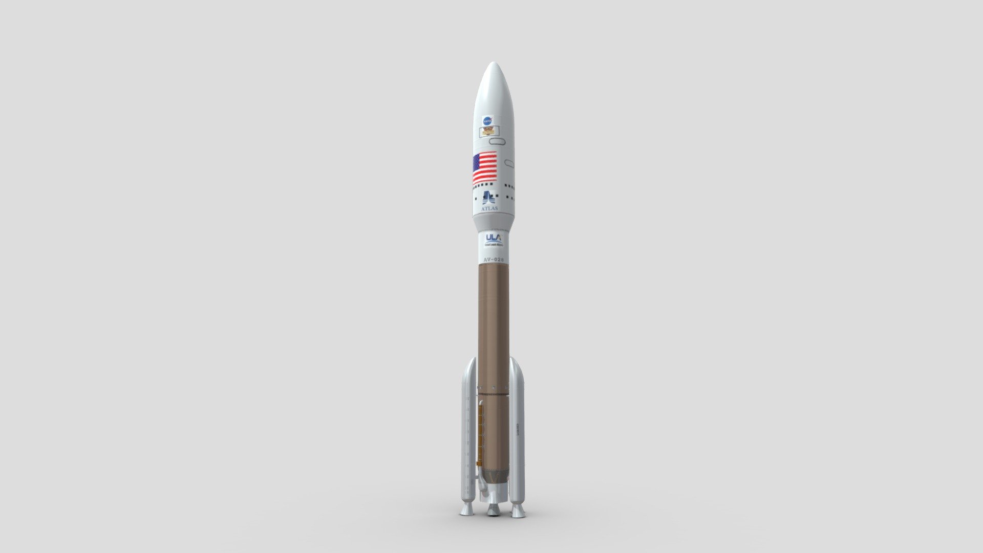 Atlas V 541 High Poly - 3D model by Rutas (@Suandoa) [a1cef36] - Sketchfab