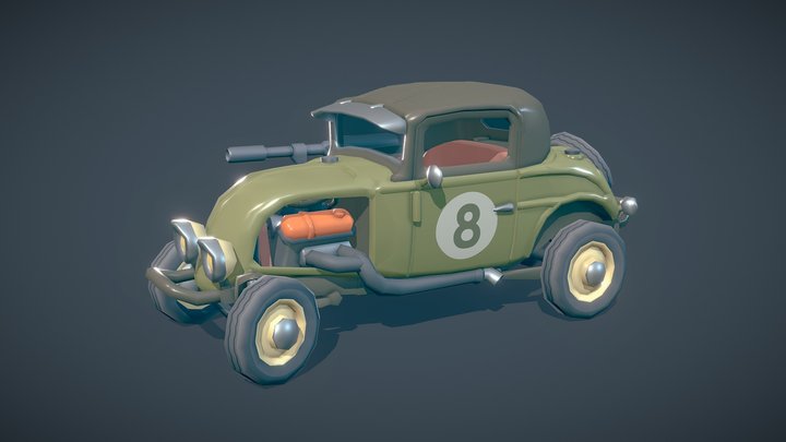 Hot-rod 3D models - Sketchfab