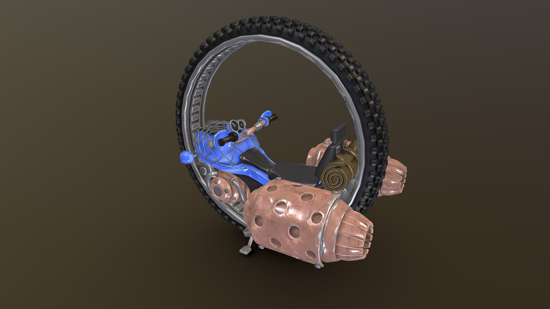 Monocycle - Download Free 3D model by zeleniy89 [a1cf4cf] - Sketchfab