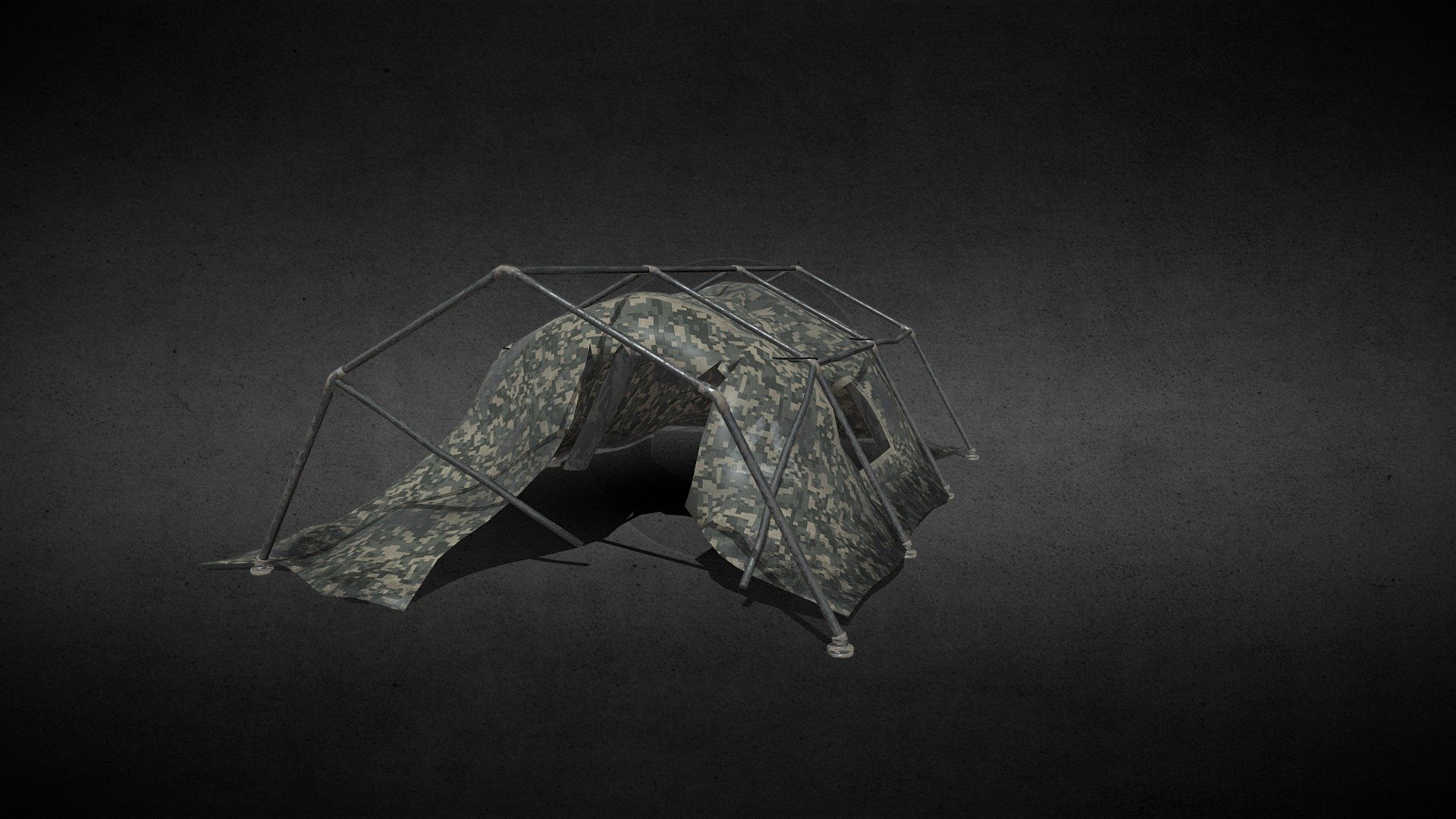 Military tent - 3D model by iL8889 [a1d146a] - Sketchfab