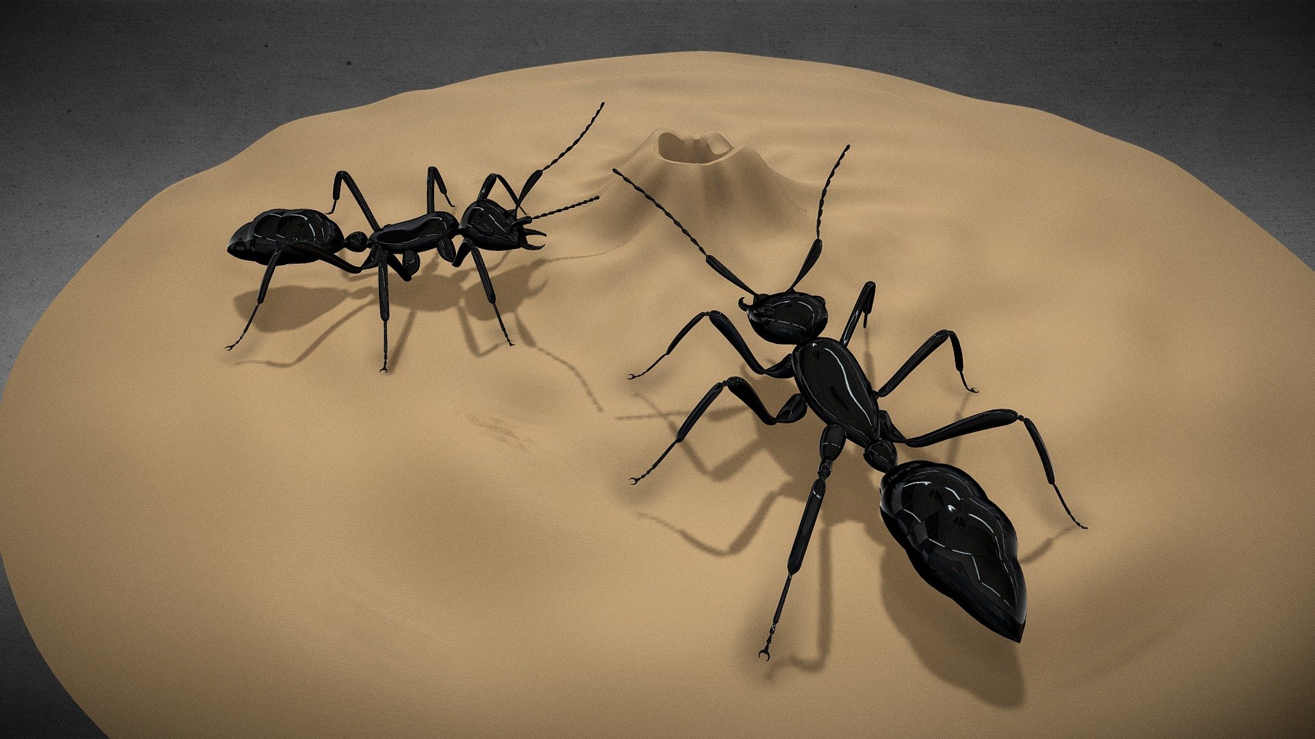 Anthill - 3D model by OCSobral (@osmarsobral) [a1d2ac3] - Sketchfab