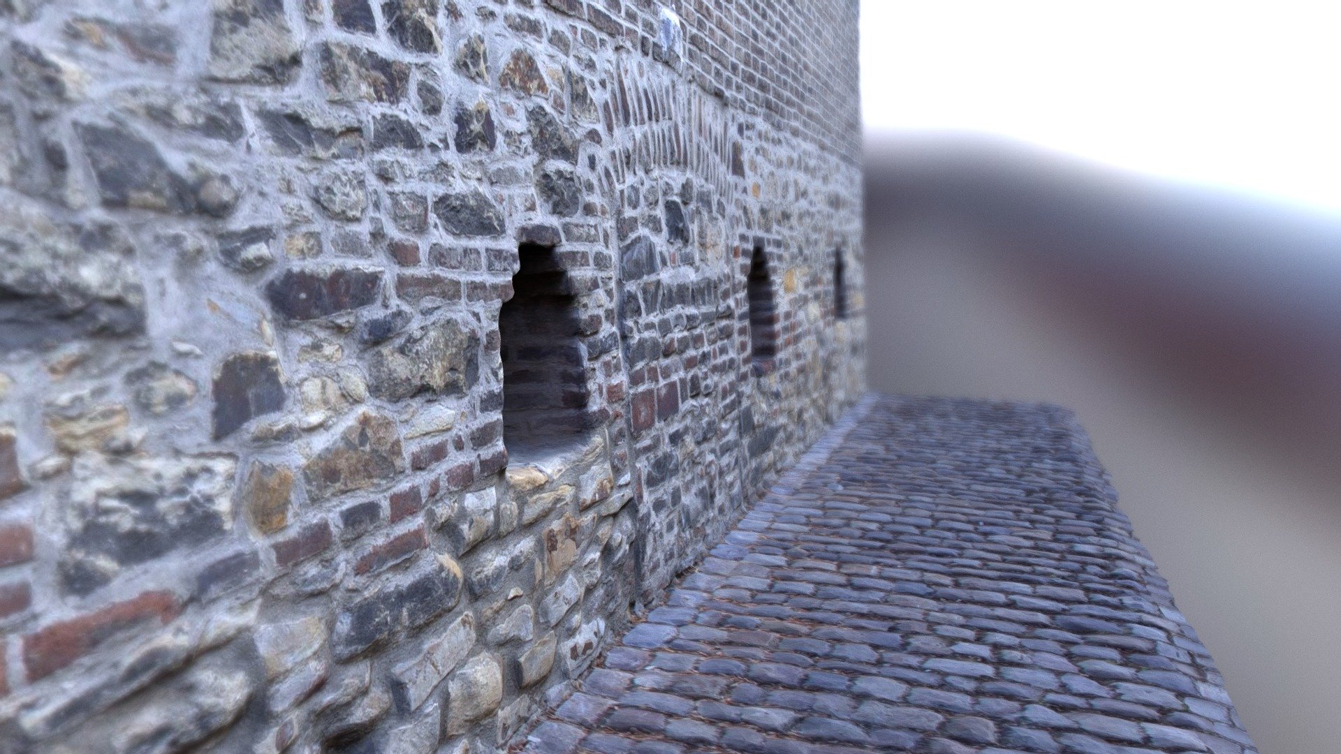 Castle wall - Buy Royalty Free 3D model by Simurghson [a1d6800 ...