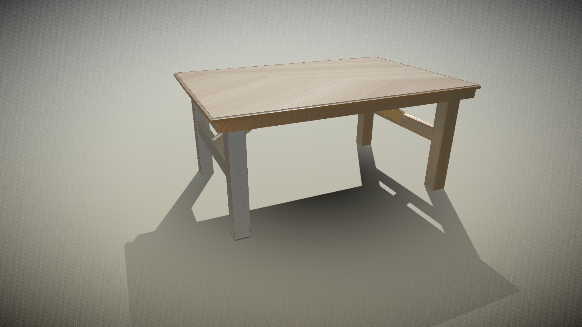 TABLE - Download Free 3D model by DWE [a1d8689] - Sketchfab