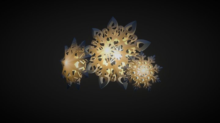 Snowflake 3D models - Sketchfab