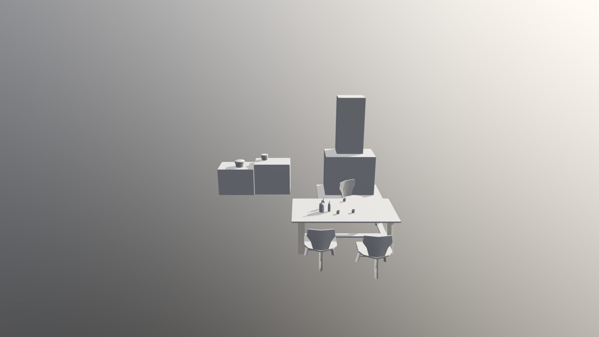 Cabin Scene Block-Out - 3D model by dcolli22 [a1d9608] - Sketchfab