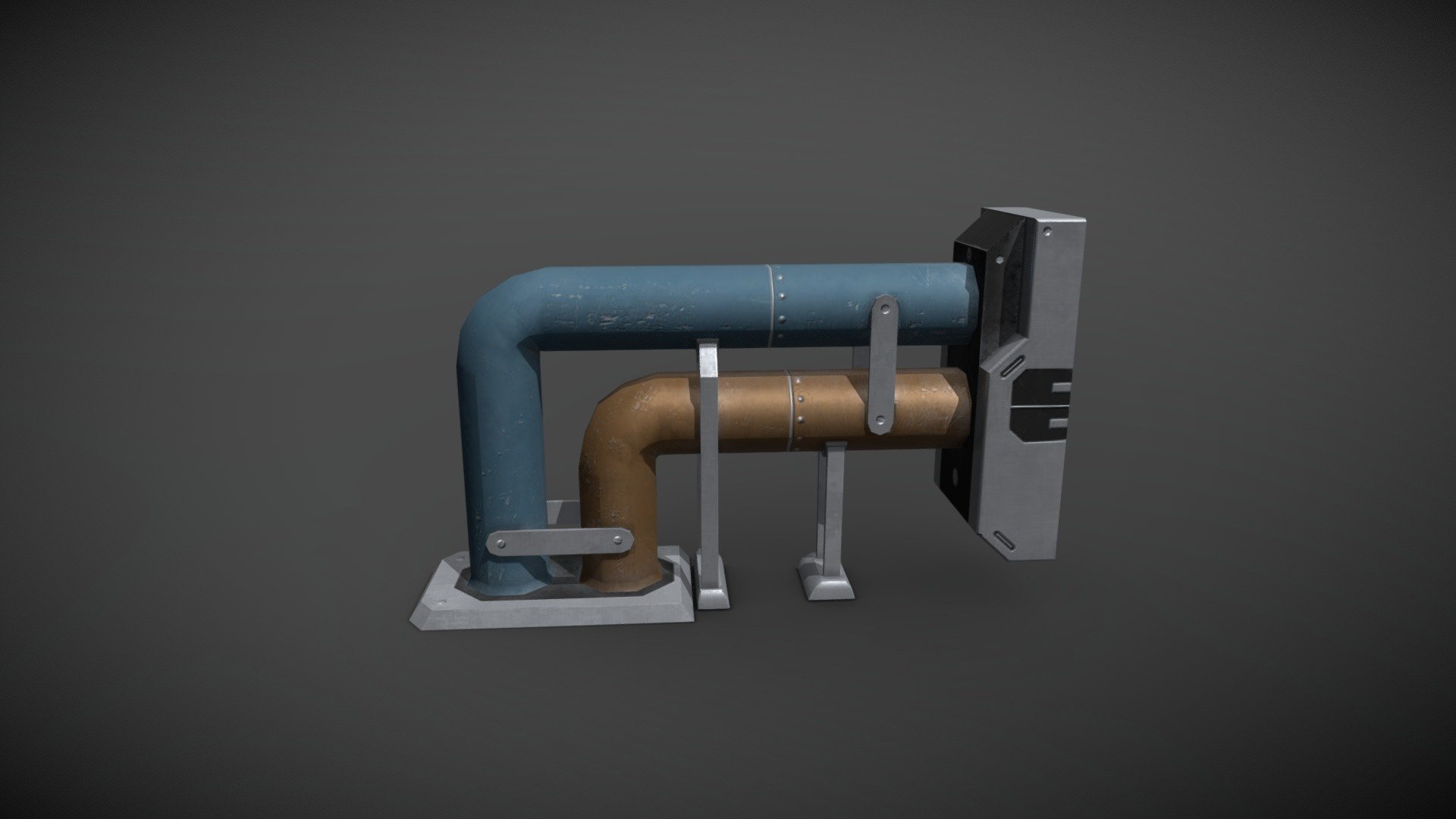 Pipes - Download Free 3D model by ArcheoteryxFr (@Archeopteryxfr ...