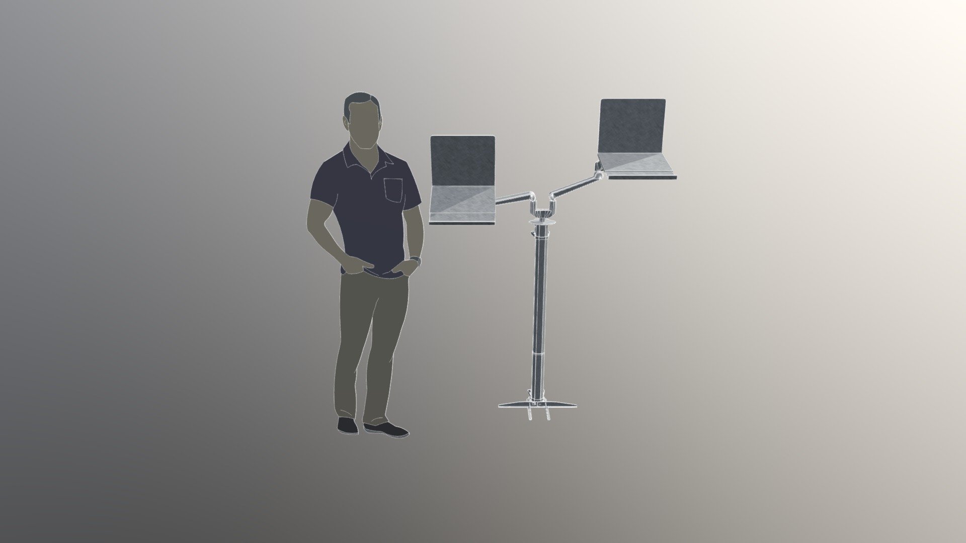Arm laptop - 3D model by Julian Mancilla (@judamago) [a1dbbf3] - Sketchfab