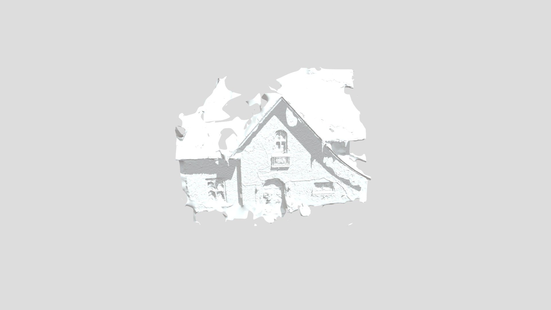 Powell Front Facade - 3D model by chrishanangel [a1dbd53] - Sketchfab
