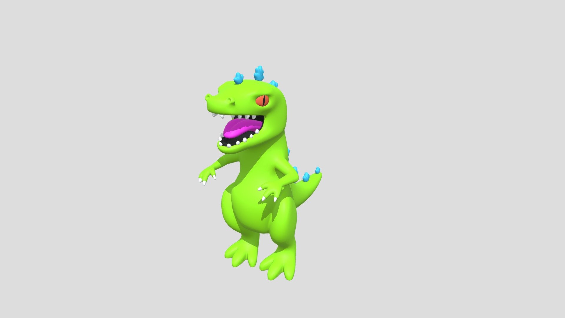reptar_midpoly - 3D model by Trinomio Diseño (@barbcastilloa) [a1dd2d7 ...