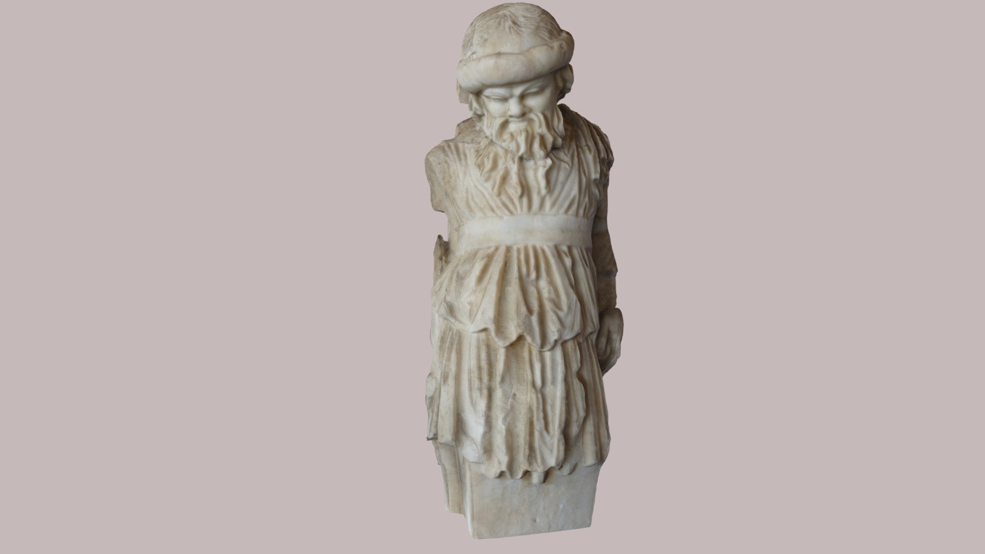 Herm in the form of a Silenus - 3D model by GeoNico [a1dd695] - Sketchfab