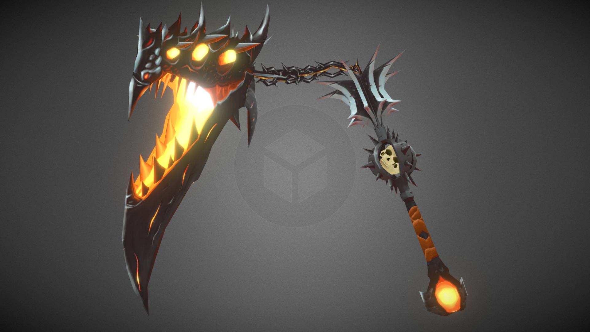 Dragon Flail - Download Free 3D model by Roeland Van Sichem De Combe ...