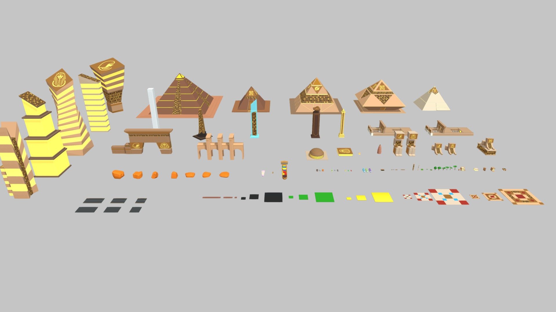 Cyber Thebes game assets pack - 3D model by MotazinVR (@mumen.osman ...